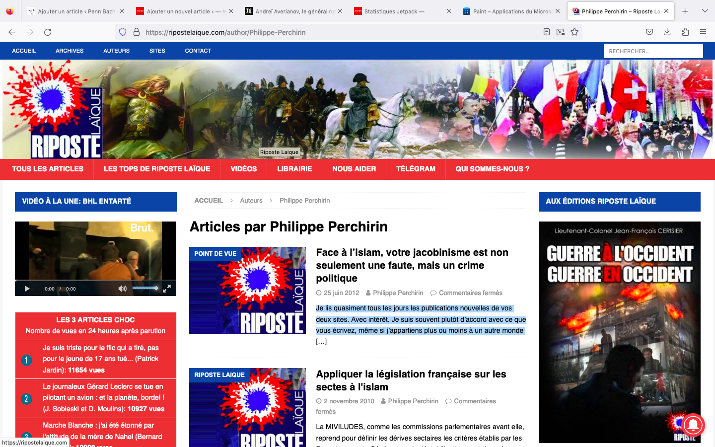 Brest : le tueur collaborait avec des sites d'extrême droite - Penn Bazh